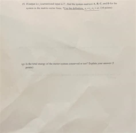 Solved Problem 2 Consider The DC Motor System Shown Below Chegg