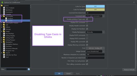 Understanding And Improving The Ghidra Ui For Malware Analysis