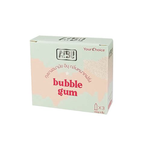 Natural Latex Eco Friendly Sterile Patterned Creative Naked Condom Bubble Gum Flavored