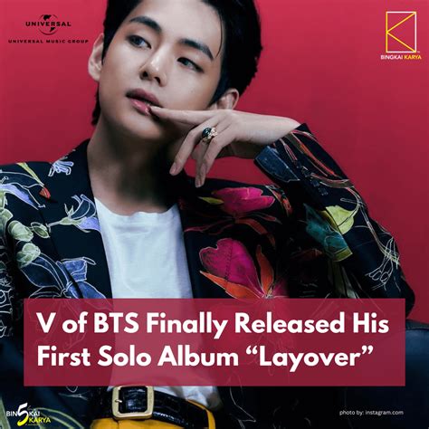 Album Bts Layover Version Blue Album Solo V Bts Layover Version 2