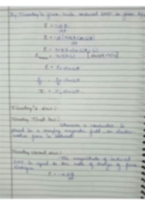 Solution Ac Generator Full Mechanism With Diagram Handwritten Notes Ac Generator Introduction