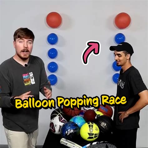 Balloon Popping Race With Random Items 🤣 Balloon Popping Race With