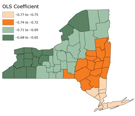 Results Of Geographically Weighted Regression Gwr Tests For Men Download Scientific Diagram