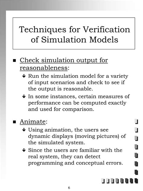 ppt validation and verification of simulation models powerpoint