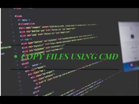 Easily Copy Files Using Cmd Youtube