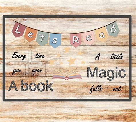 Reading Corner Classroom Display Pastel Rainbow Boho Classroom Etsy