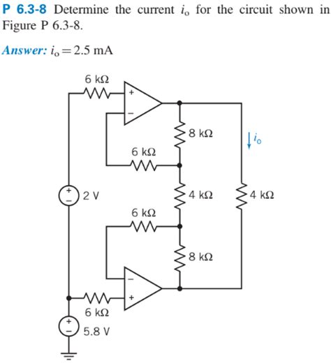 Solved P Determine The Current Io For The Circuit Chegg