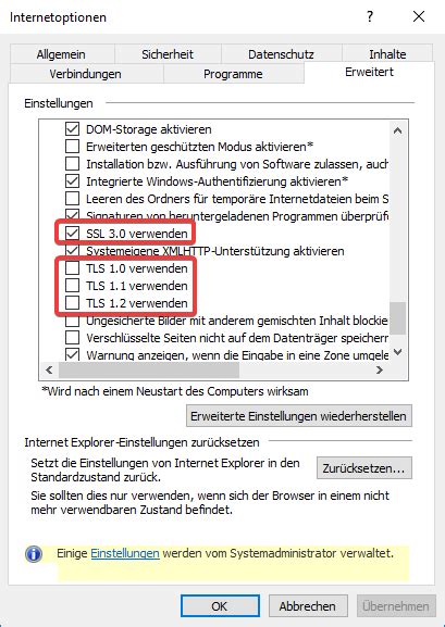 Lösung HP iLO ERR SSL BAD RECORD MAC ALERT Lerndoku