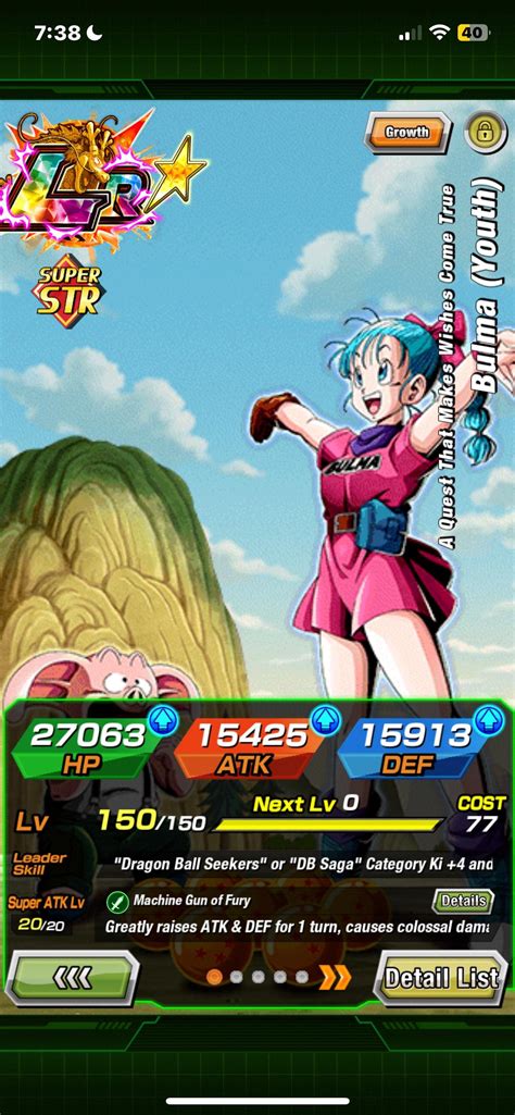 Best Build For Bulma Since I Got 3 Copies Of Her Rdokkanbattlereddit