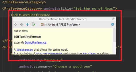 Eclipse Android Studio Documentation Not Showing No Candidates
