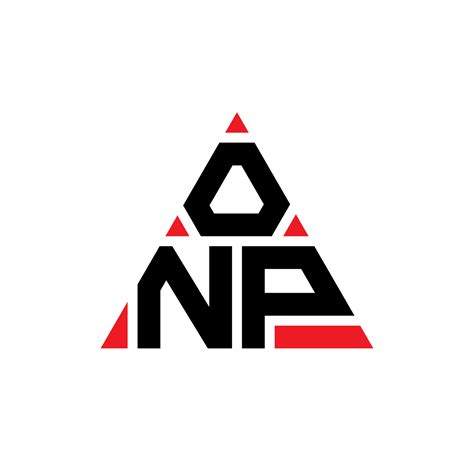 Onp Triangle Letter Logo Design With Triangle Shape Onp Triangle Logo