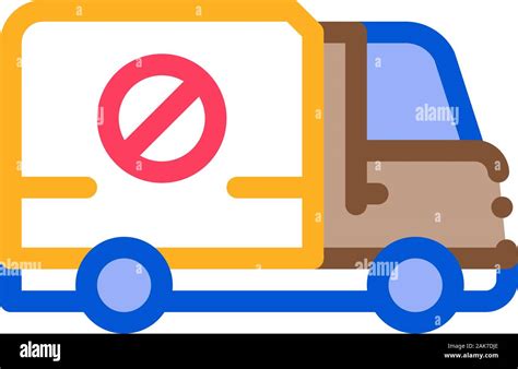 Kill Truck Icon Vector Outline Illustration Stock Vector Image And Art