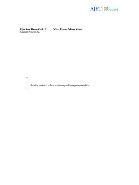 Effectsofstem Focusedarduinopracticalactiviti Pdf Entrepreneurship Likert Scale