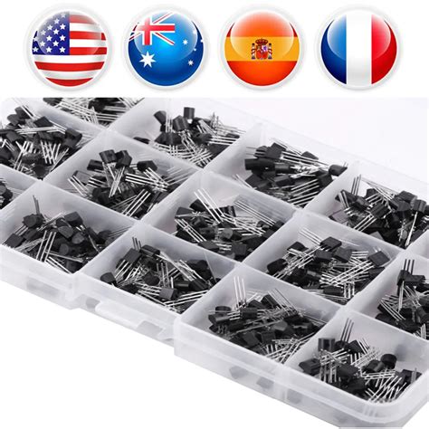 Aliexpress Com Buy Pcs Types Mixed Transistors To Assortment Transistor Box Kit