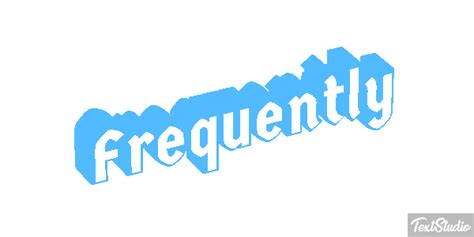 Frequently Word Animated Logo Designs