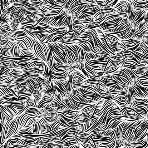 Abstract Swirl Patterns Seamless Tileable Vector Image