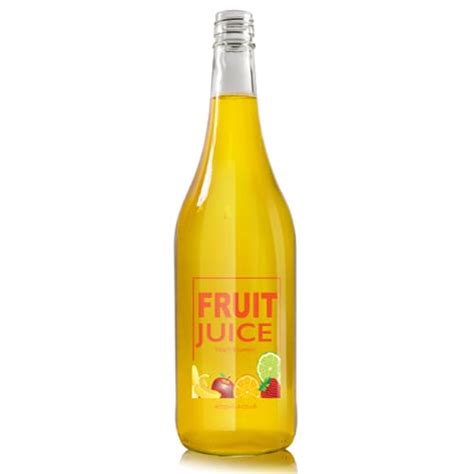750ml Clear Glass Juice Bottle Ampulla 0161 367 1414