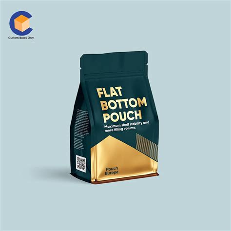 Premium Custom Flat Bottom Bags Durable And Eco Friendly Packaging
