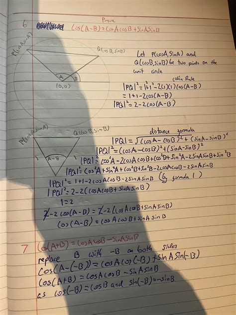 Any Videos Explaining These Trig Proofs [5th Class Trig] Especially This One R Homeworkhelp