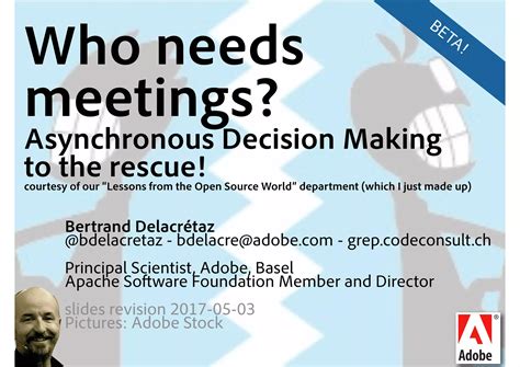 Who Needs Meetings Asynchronous Decision Making To The Rescue Ppt