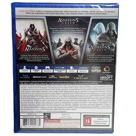 Assassins Creed The Ezio Collection Ps4 Novo Arena Games Loja Geek