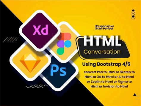 Psd Figma Sketch Adobe Xd To Html Css Bootstrap Jquery Js Upwork
