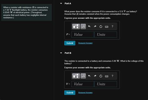 Solved When A Resistor With Resistance R Is Connected To A Chegg Com