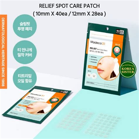 Madeca 21 Relief Spot Care Patch 10mm X 40ea 12mm X 28ea Shopee Singapore