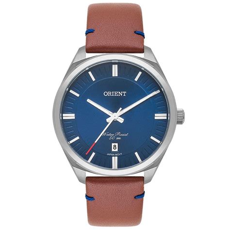 Relogio Orient Masculino Pulseira Couro Casas Bahia