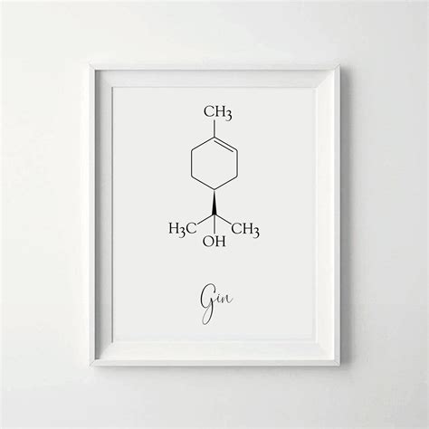 Adrenaline Molecule Structure Digital Download Science Poster Artofit