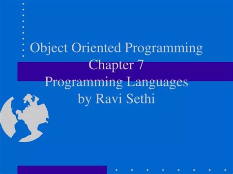 Ppt Introduction To Object Oriented Programming Powerpoint Presentation Id9269944