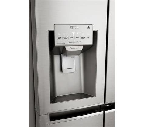 Buy Lg Instaview Gsx960nsaz Smart Fridge Freezer Platinum Steel