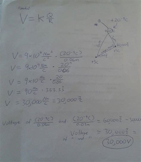 Homework And Exercises Did I Calculate This Voltage Correctly Physics Stack Exchange