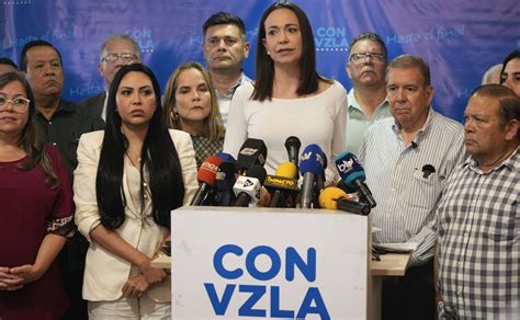 María Corina Machado Denuncia Presunto Atentado Contra Ella Y Su Equipo