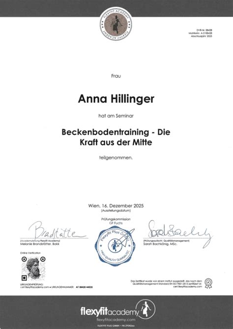 Seniorentraining Wien Anna Hillinger