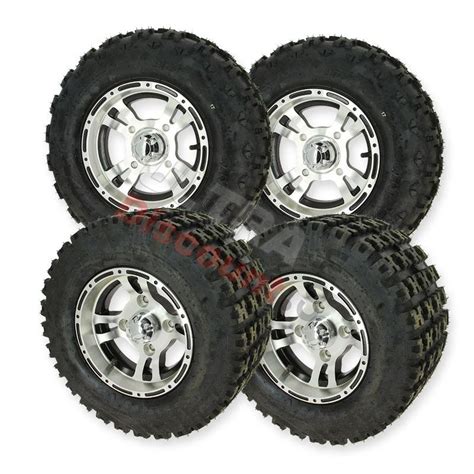 Lot de 4 Roues Complètes en Alu pour Quads Bashan 250cc BS250AS 43
