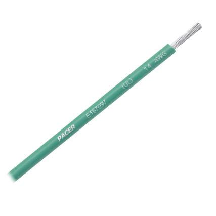 Pacer Green 14 Awg Primary Wire 25