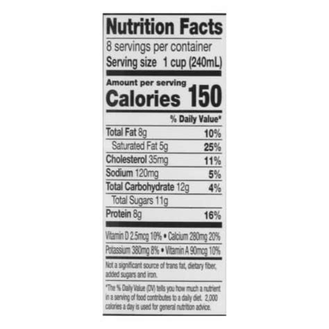 Meadow Gold Vitamin D Whole Milk 1 2 Gal King Soopers