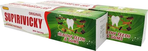 Siddhalepa Supirivicky Ayurvedic Toothpaste 110g 2 Pack Natural Oral Care For Healthier