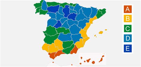 ¿cuáles Son Las Zonas Climáticas De España Según El Cte
