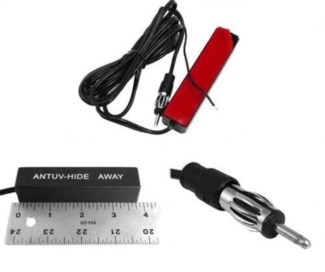 Universal Car Hidden Amplified Antenna Kit 12V Electronic Stereo AM FM