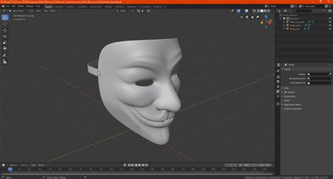 Anonymous Mask With Teardrop 3d Model 29 3ds Blend C4d Fbx Max Ma Lxo Obj Free3d