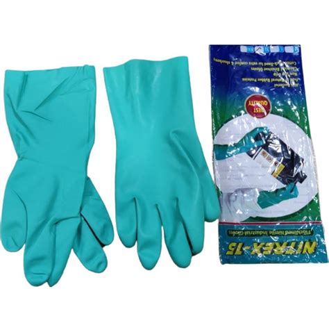 Techtion Industrial Nitrile Hand Gloves Powdered At ₹ 100pair In