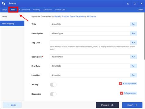 How To Connect Shortpoint Events Design Element To A Sharepoint