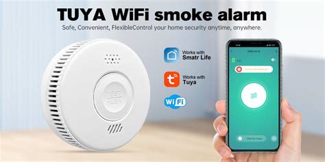 Wireless 433mhz 868mhz Smart Fire Smoke Leak Sensor En14604 Tuya Wifi ...