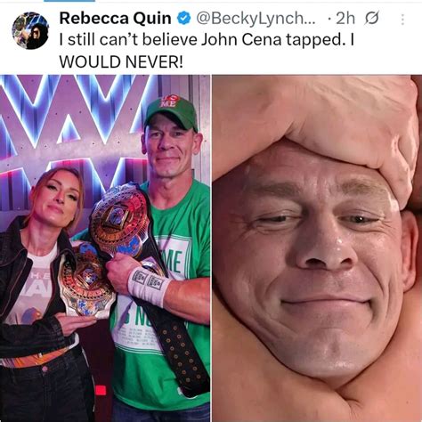 Becky Lynch Trolling John Cena For Tapping Out To Gunther 😂😂 Facebook