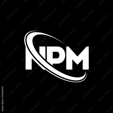Npm Logo Npm Letter Npm Letter Logo Design Initials Npm Logo Linked