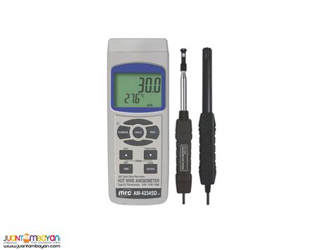 Hot Wire Anemometer Telescopic Anemometer Datalogger