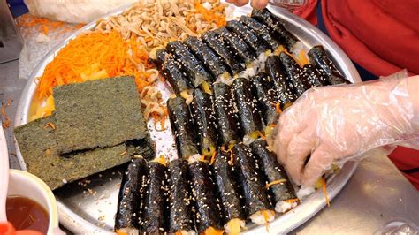 미우새 홍자매 단골집 김밥 광장시장 마약김밥 삼모녀 마약김밥 맛집 꼬마김밥 Gimbap Kimbab Kimbap 한국