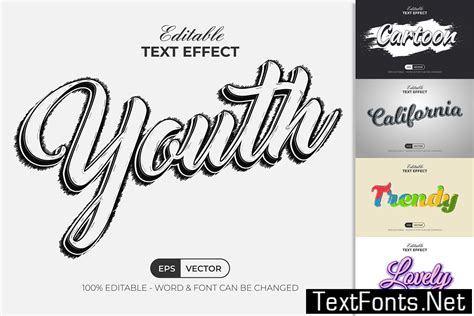 Cartoon Text Effect Handwrite Style W7nenpu